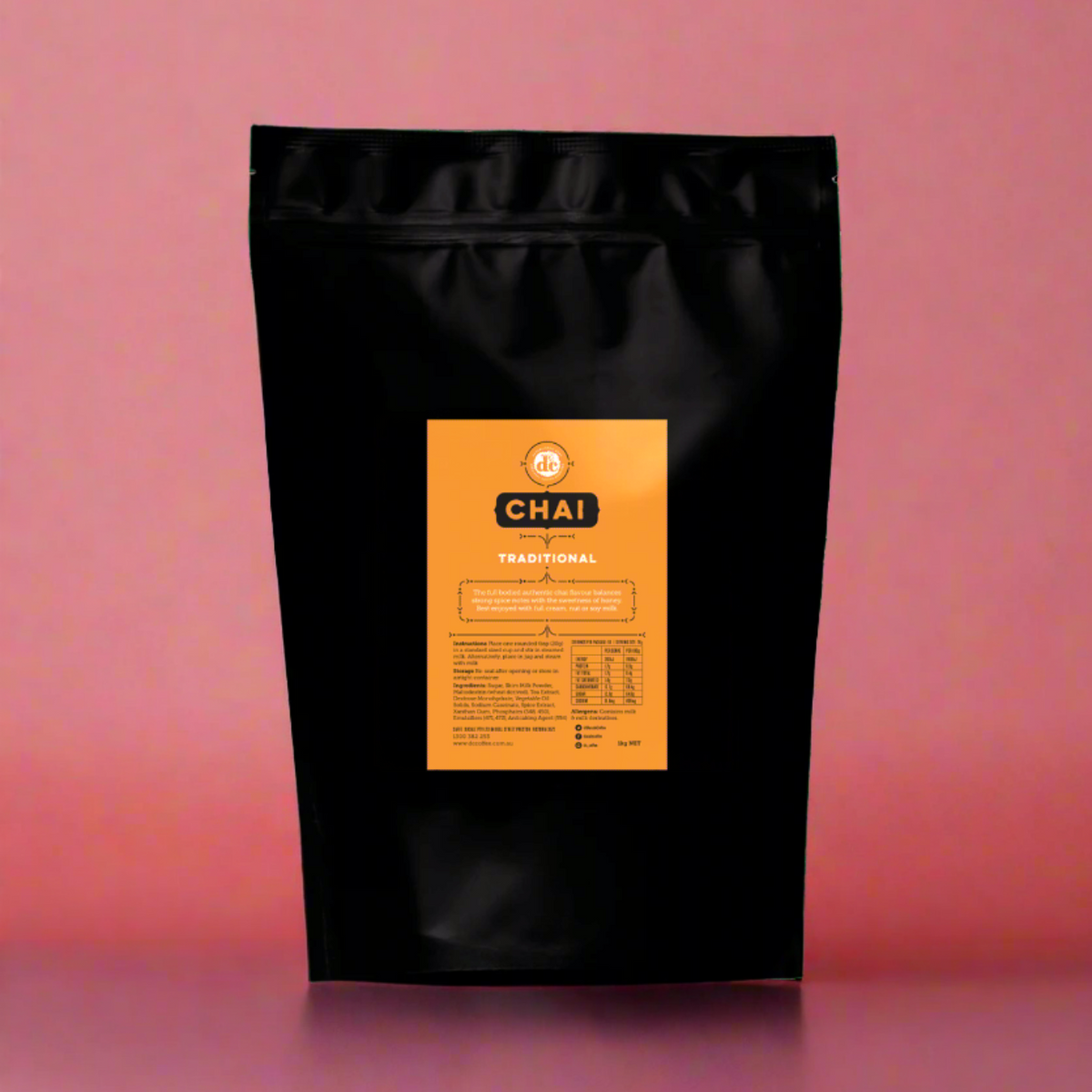DC Traditional Chai 1KG – DC Specialty Coffee Roasters